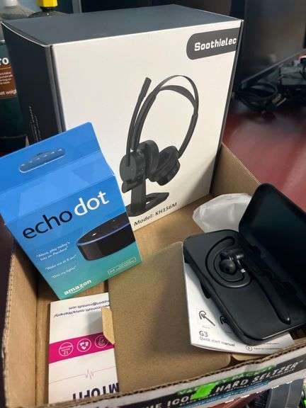 Electronics Including Echo Dot, Business Wireless Headset, and ...