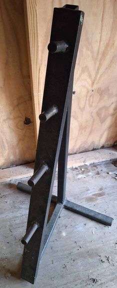 Metal Free Weight Storage Rack 43 Inches Tall - Metzger Property ...