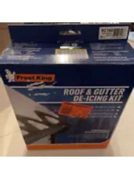 FROST KING - New Frost King Roof & Gutter De-Icing Kit 160 Feet With ...