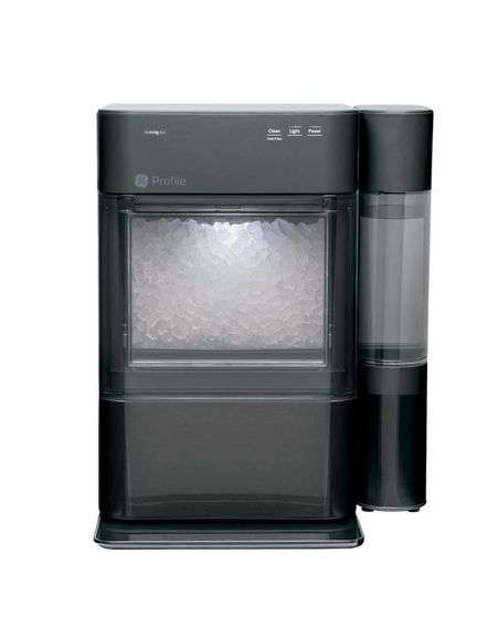 GE - Profile Opal 24 lb Portable Nugget Ice Maker in Black Stainless ...