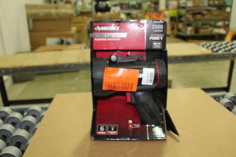 HUSKY - 2500 Lumens Dual Power Floating Rechargeable Spotlight ...