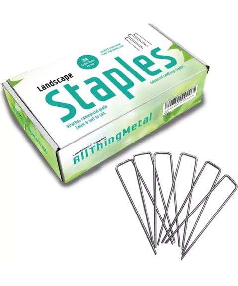 2-Ashman Galvanized Garden Stakes Landscape Staples: 6 in. Sod and ...