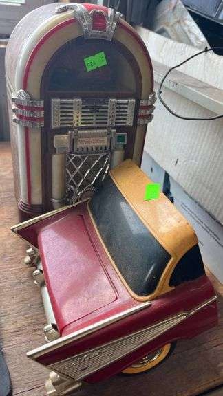 Wurlitzer Jukebox Model and Chevrolet ’57 Bel Air Plastic Storage Box ...