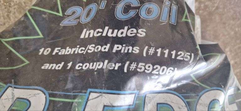 Two Rolls of Zip Edge 20′ Landscape Edging with Pins and Coupler ...