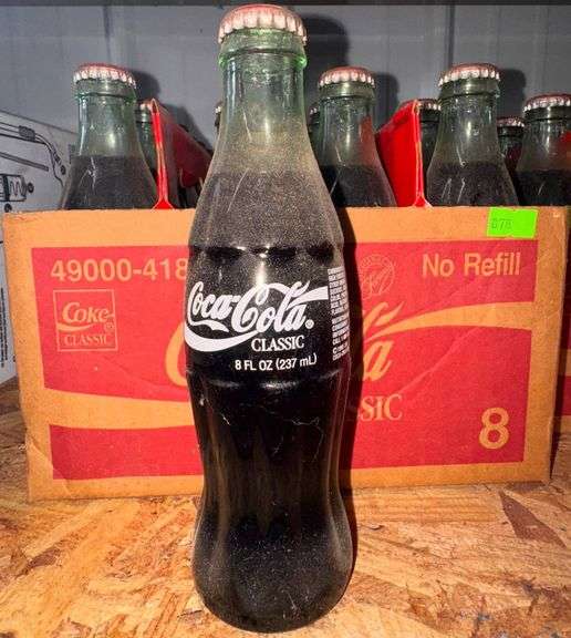 2 cases (24) Filled Coca-Cola Bottles, (6) Empty Pack, and (3) Extra ...