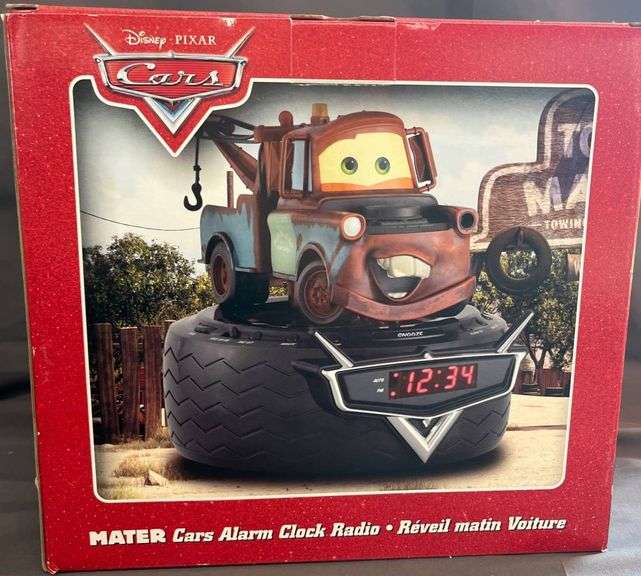 Disney Pixar Cars Mater Alarm Clock Radio in Original Packaging ...