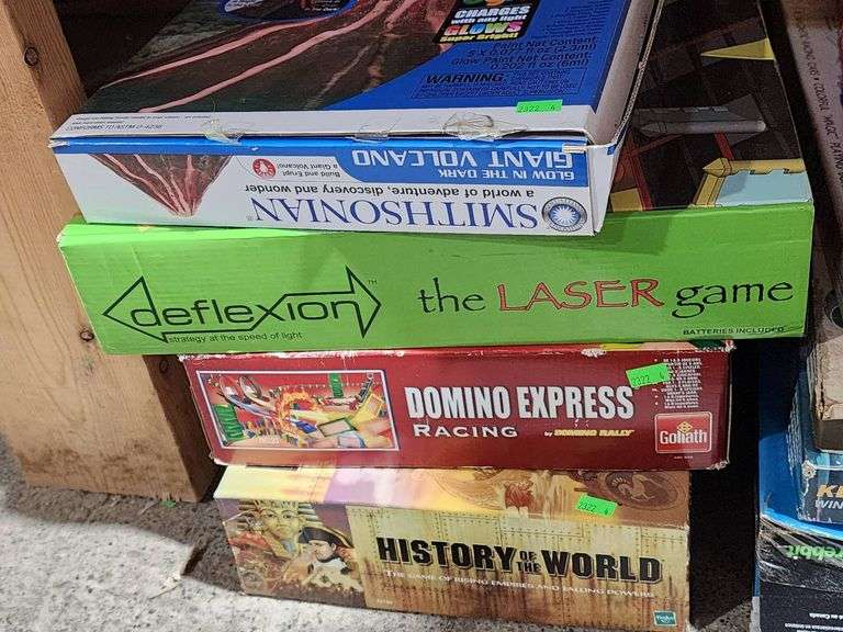 Four Tabletop Board Games and Science Activity Kit - Metzger Property ...