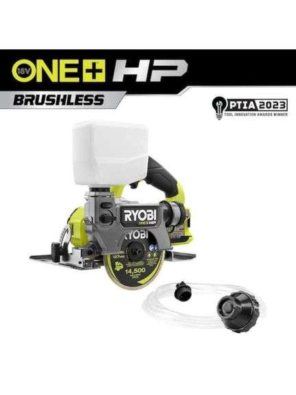 RYOBI - ONE+ HP 18V Cordless Handheld Wet/Dry Masonry Tile Saw (Tool ...