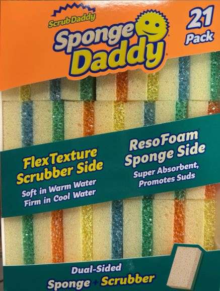 Sponge Daddy 21 Pack Dual Sided Kitchen Sponges - Metzger Property ...