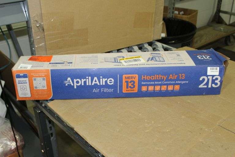 APRILAIRE - 213 20 in. x 25 in. x 4 in. MERV 13 FPR 12 Pleated Filter ...