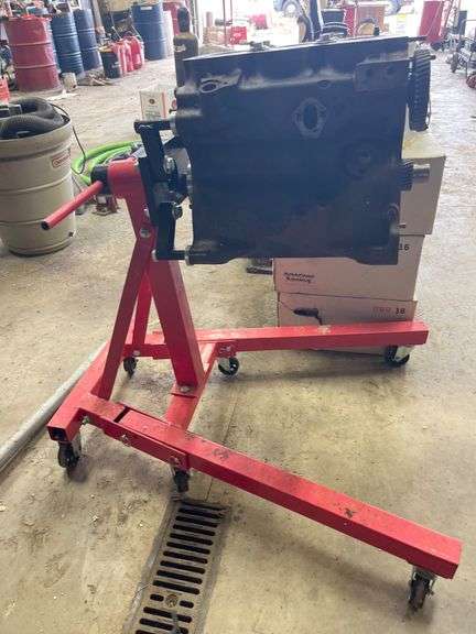 Kubota 3 Cylinder Diesel Motor Engine Block on Rolling Stand - Metzger ...
