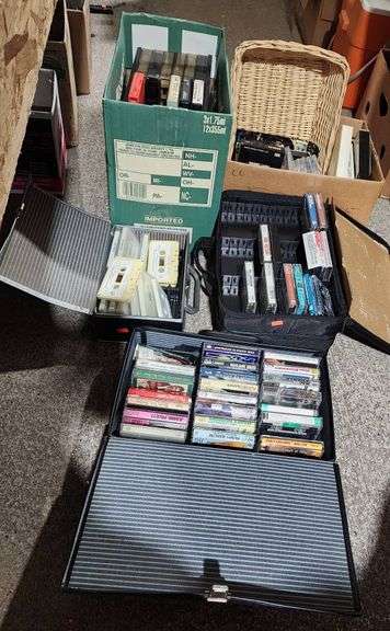 Rotating Rack for 8-Track Tapes with Assorted Media Storage - Metzger ...