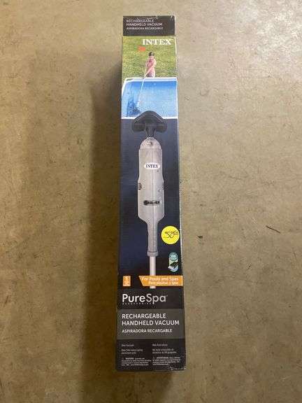 Intex Handheld Rechargeable Pool Vacuum Cleaner with 94-In. Telescoping ...