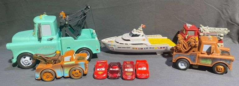 Mattel Disney Pixar Cars Toys Including Tow Trucks, Race Cars, and Boat ...
