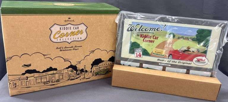Hallmark Kiddie Car Corner Collection ‘Welcome Sign’ from Bill’s Boards ...