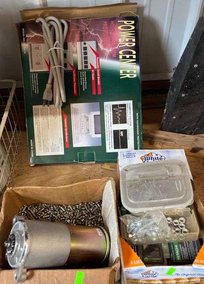 Hardware, Starter Motor, Hitachi Saw Blades, and Power Center Surge ...