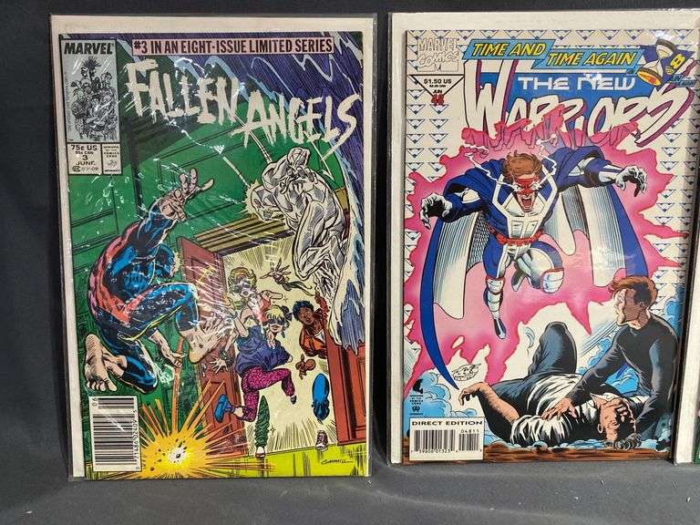 4-Marvel Comic Books: Fallen Angels issue #3, The Incredible Hulk issue ...