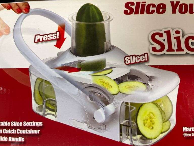 Slice O Matic Fruit and Vegetable Slicer - Metzger Property Services, LLC