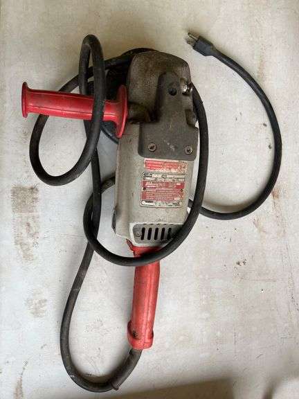 Milwaukee Heavy Duty Electric Grinder with Red Handles - Metzger ...