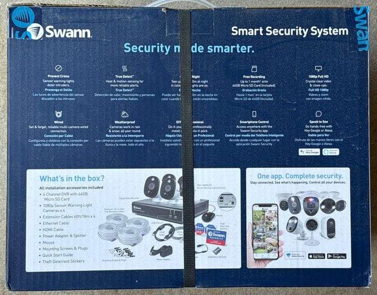 Swann Smart Security System with 1080p Full HD Cameras - Metzger ...