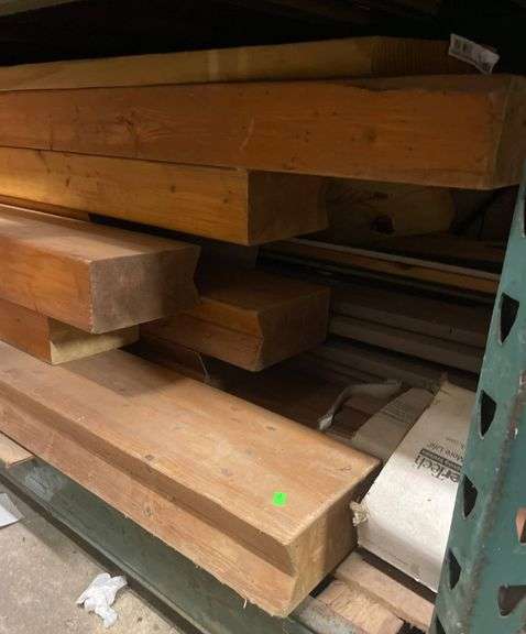 Solid Wood Beams for Construction or Carpentry Projects, Approximately ...