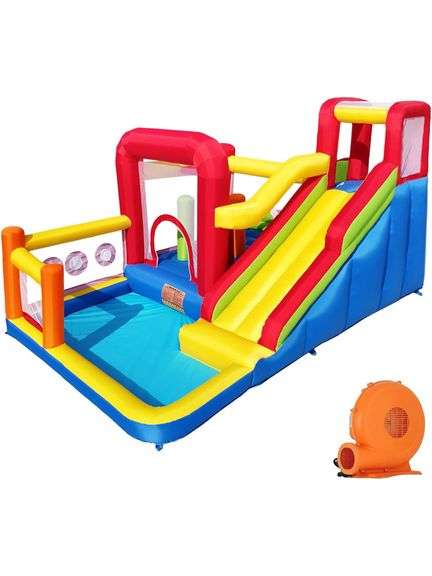 - Bounce House, Inflatable Bounce Castle with Blower for Kids, Blow Up ...