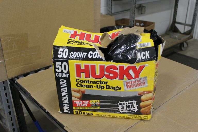 HUSKY - 42 Gal. Contractor Bags (50-Count) - Metzger Property Services, LLC
