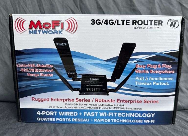 MoFi Network MOFI4500-4GXeLTE V3 4G LTE Router with Accessories ...