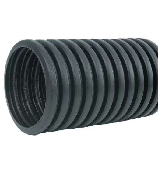 Advanced Drainage Systems 4 in. x 10 ft. Singlewall Solid Drain Pipe ...