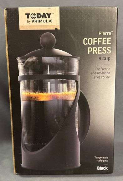 Today by Primula Pierre Coffee Press, 8 Cup, Black - Metzger Property ...