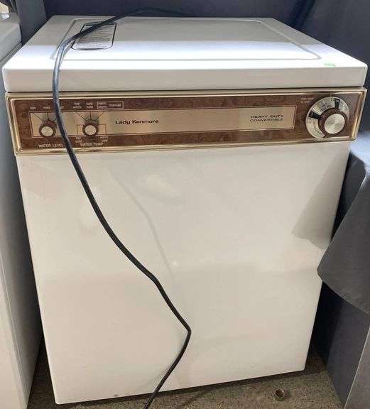 Kenmore Model 110 Portable Top-Load Washing Machine, Series 90 24”x20.5 ...