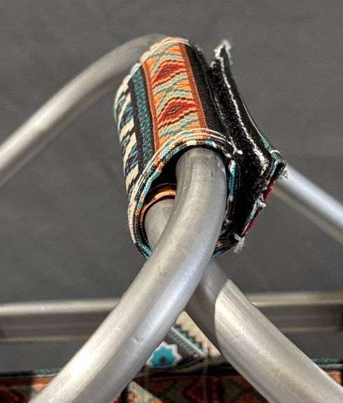 Collapsible Fabric Basket with Aluminum Frame and Cowboy Print ...