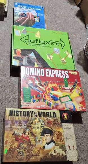 Four Tabletop Board Games and Science Activity Kit - Metzger Property ...