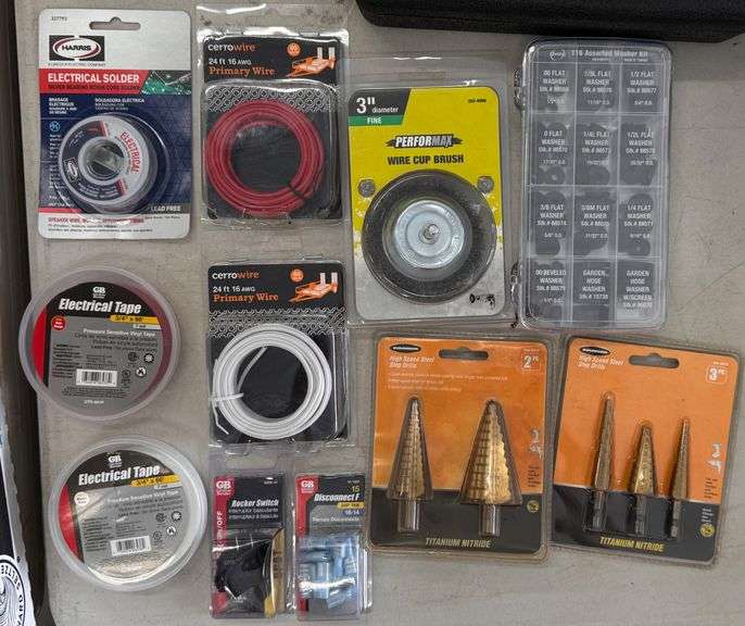 Hardware Inc. Drill Bits, Electrical Tape, and Washer Kit - Metzger ...