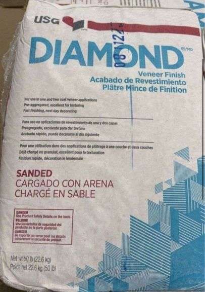 USG 50 lb. Diamond Veneer Plaster Finish, Sanded - Metzger Property ...