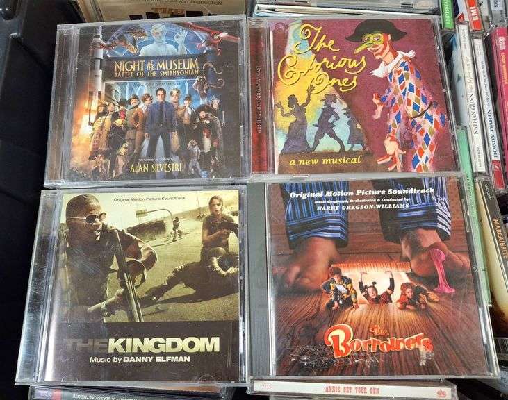 Music and Movie Soundtrack CDs in Plastic Cases - Metzger Property ...