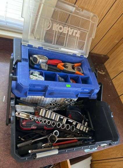 Kobalt Cantilever Toolbox with Hand Tools and Accessories - Metzger ...