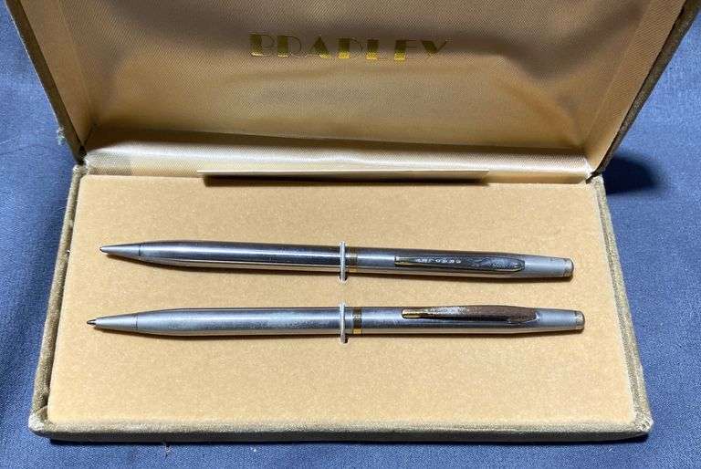 Bradley ‘Silver Cloud’ Pen and Pencil in Original Case - Metzger ...