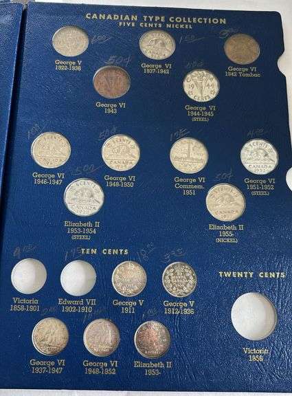 Canadian Set Collection Book (42 Coins) - Metzger Property Services, LLC