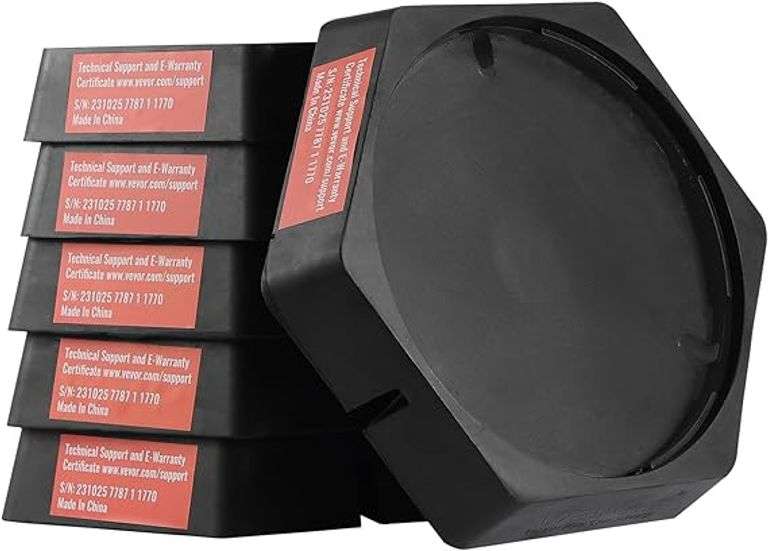 VEVOR - VEVOR RV Leveling Pads, 9 Inch Round Landing Feet, Permanent ...