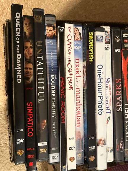 DVDs and VHS Tapes Featuring Movies and Blank Media - Metzger Property ...