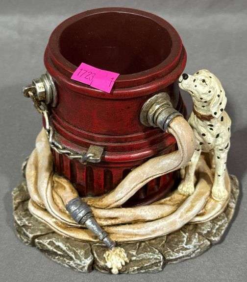 Dalmatian and Fire Hydrant-Themed Pencil Holder, 4″ - Metzger Property ...