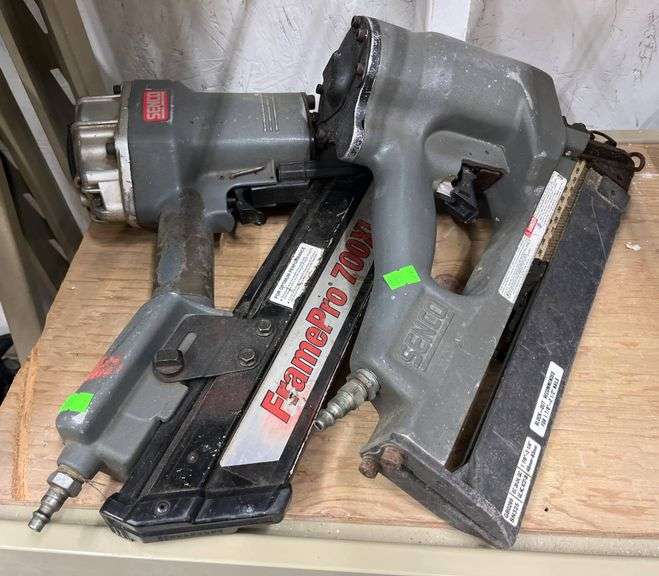 Senco Pneumatic Nailers, Including FramePro 700XL, Lot of Two - Metzger ...