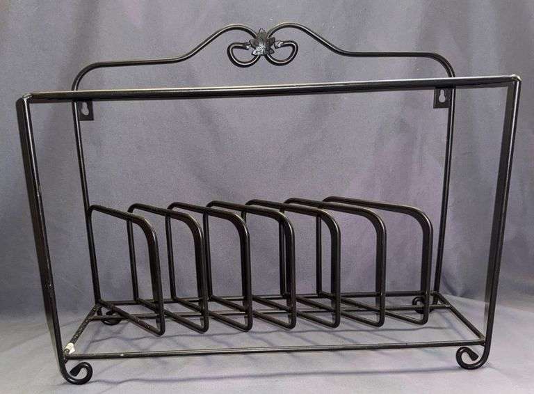 Longaberger Countertop Plate Rack with Removable Rectangular Wood Top ...