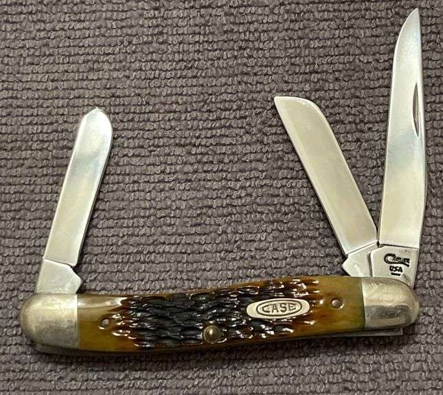Case XX Knife with Jigged Bone Handle and Three Blades - Metzger ...