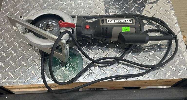 Rockwell Compact Circular Saw with Fine Finish 4-1/2 in. Blade ...