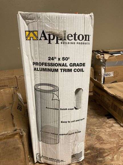 24"x50' Appleton Aluminum Trim Coil - Metzger Property Services, LLC