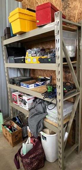 Metal Shelving Unit with 4 Tiers - Metzger Property Services, LLC