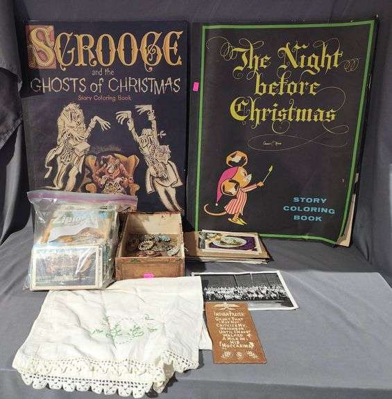 The Nightmare Before Christmas & Scrooge Coloring Books, Jewelry, and ...