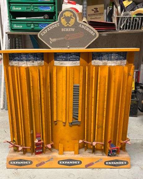 Expandet Screw Anchors Display Rack, 26×24 - Metzger Property Services, LLC